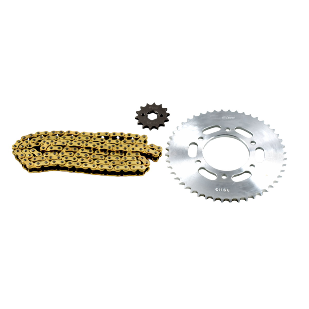 Yamaha YZF-R125 Gold Heavy Duty Chain and Sprocket Kit 2019 to 2020 ...