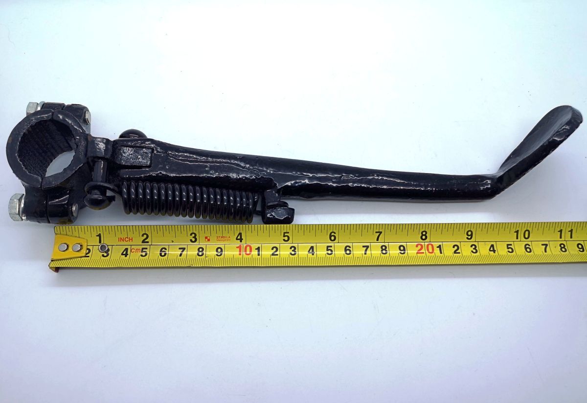 Universal Clamp On Cast Iron Motorcycle Jiffy Kick Side Stand 1-1/8 ...