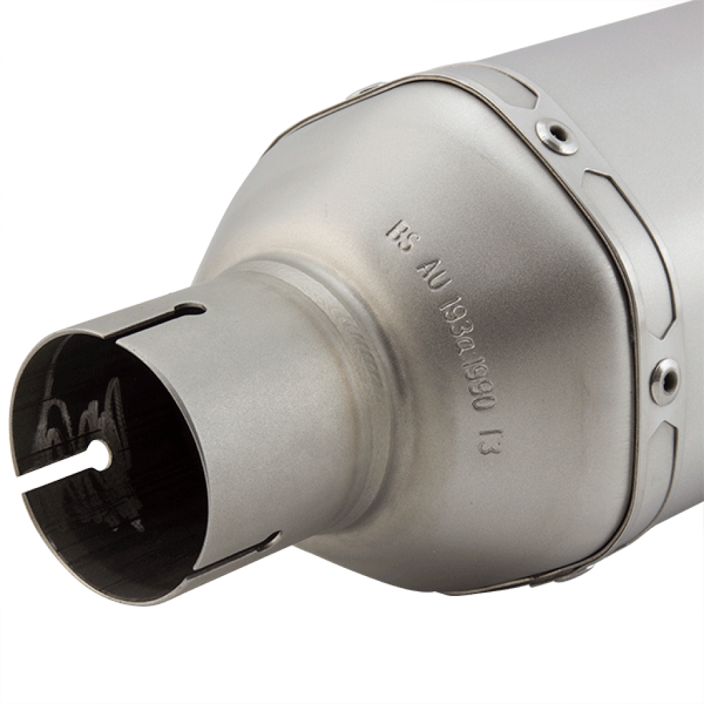 Lextek XP8C Carbon Fibre Hexagonal Motorcycle Exhaust Silencer RH 51mm ...