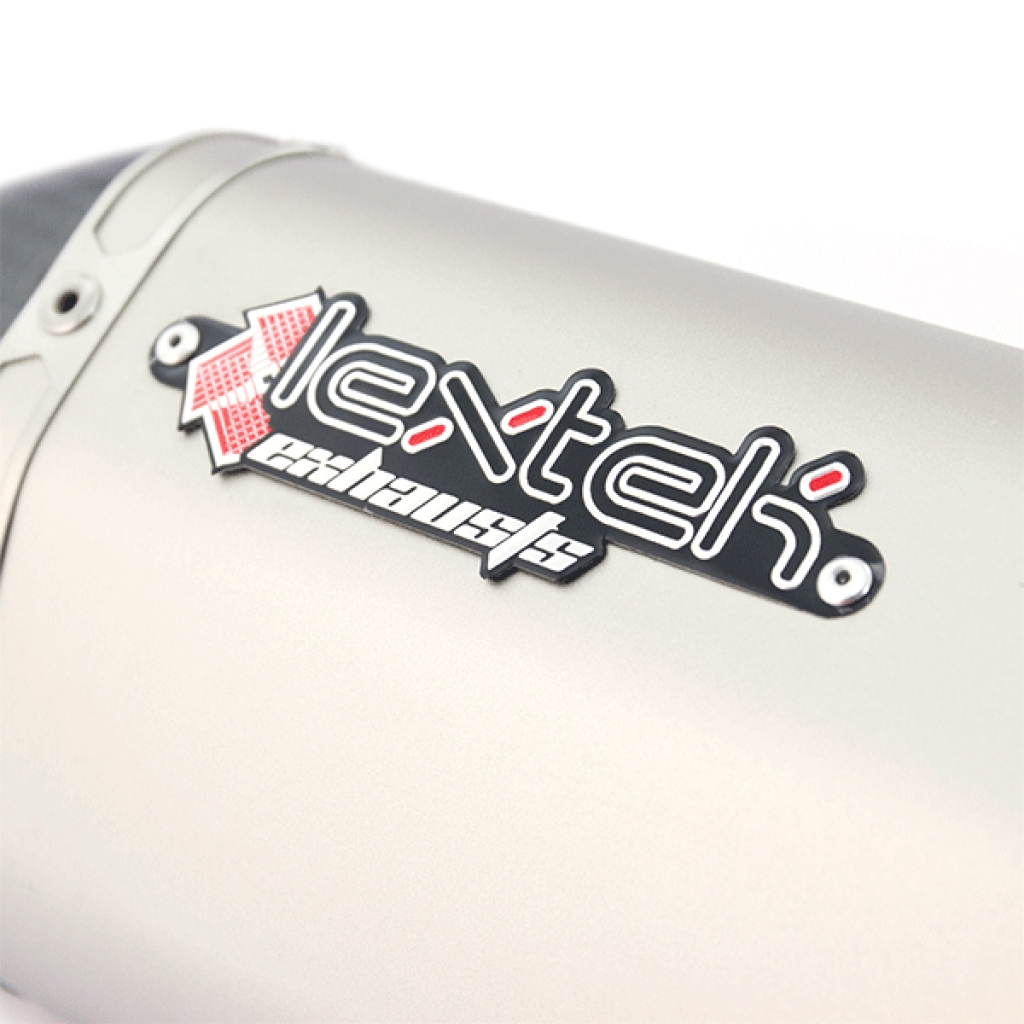 Lextek XP8C Carbon Fibre Hexagonal Motorcycle Exhaust Silencer RH 51mm ...
