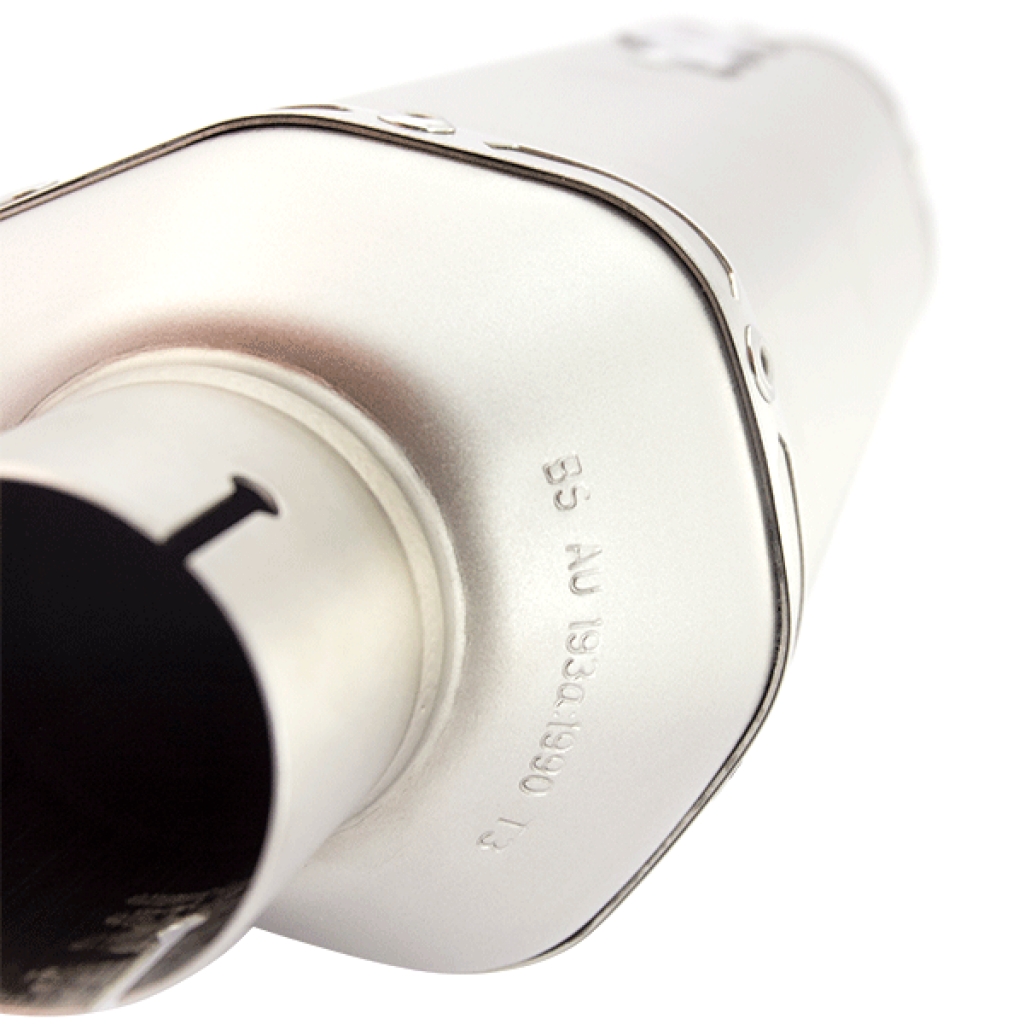 Lextek XP8C Carbon Fibre Hexagonal Motorcycle Exhaust Silencer RH 51mm ...