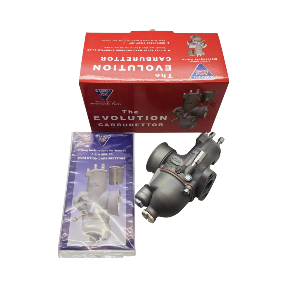 Wassell Evolution RH Bore 4 Stroke 22mm Carb Carburettor 622/300, 622/R ...