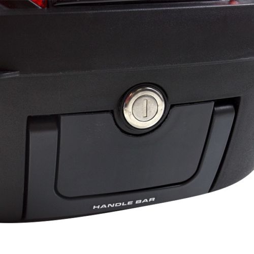 Lextek Motorcycle / Scooter Luggage Top Box 42L Top Rack & Plate ...