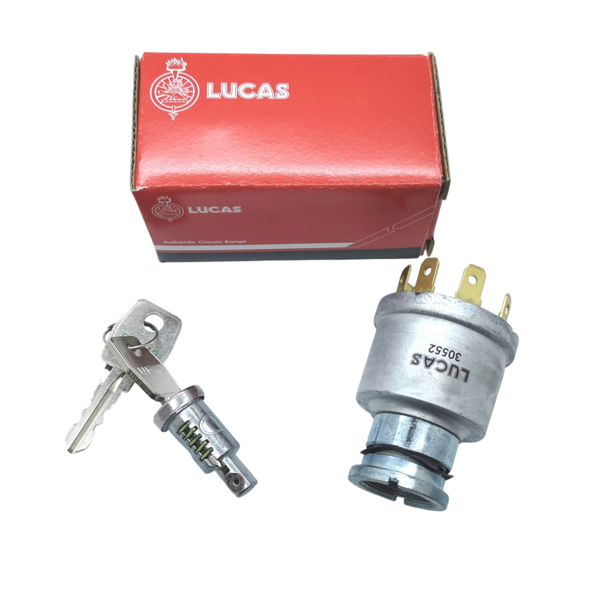 Lucas Ignition Lighting Switch Keys & Barrel BSA Norton Triumph LU30552 ...