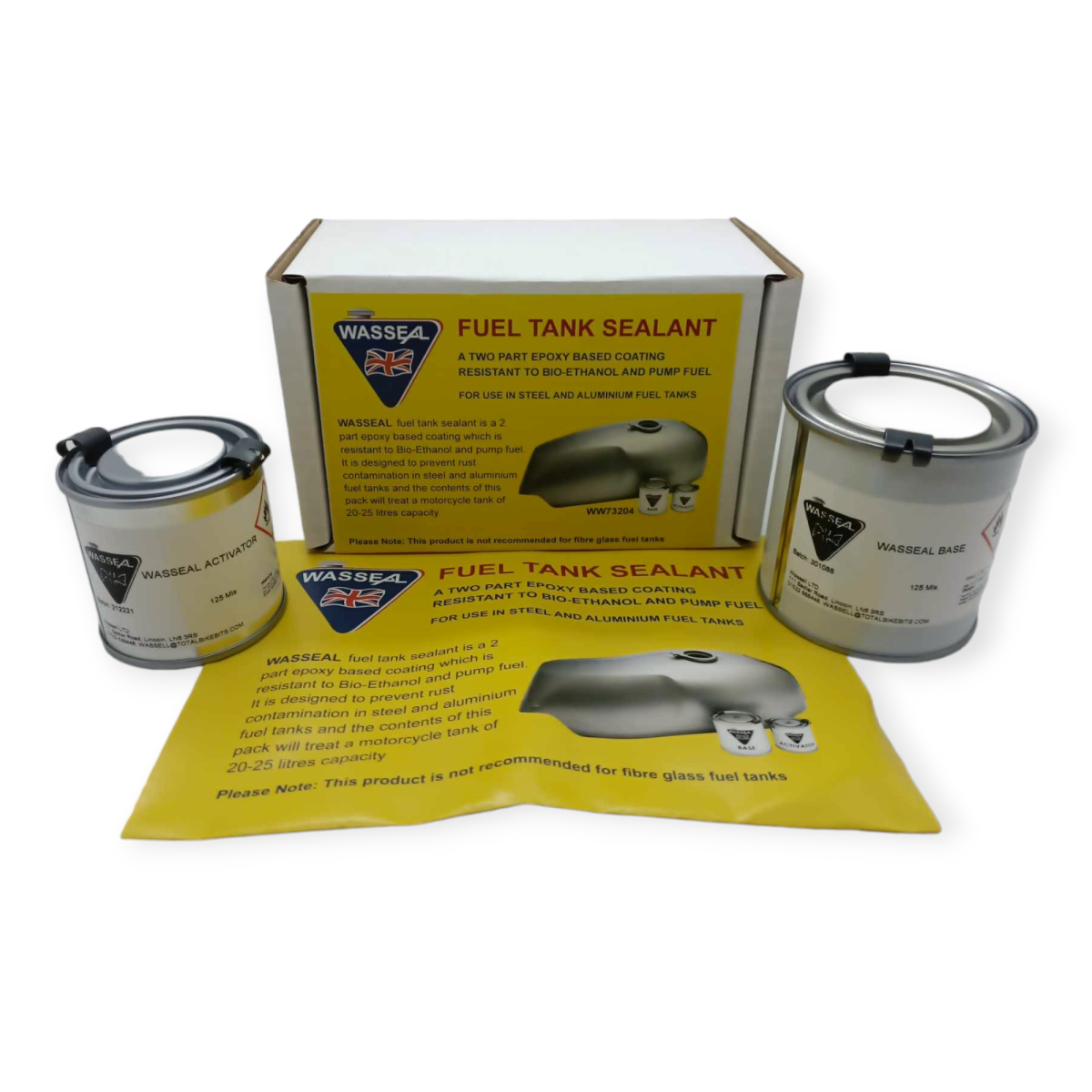 WASSEAL Ethanol Resistant Steel & Aluminium Fuel Tank Sealer Sealant ...