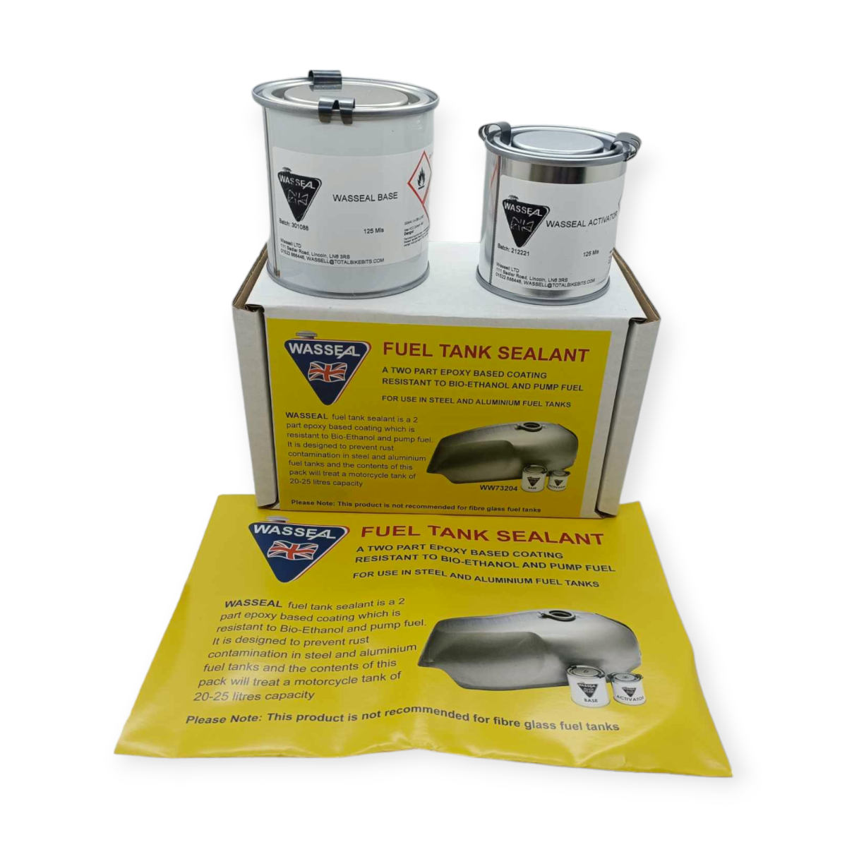 WASSEAL Ethanol Resistant Steel & Aluminium Fuel Tank Sealer Sealant ...