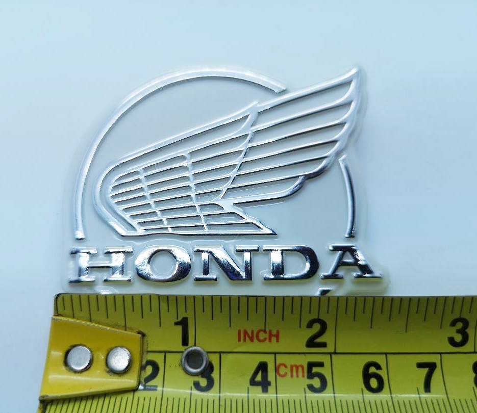 Honda Front Leg Shield Badge Emblem C50 C70 C90 CUB - Rustys Motorcycle ...
