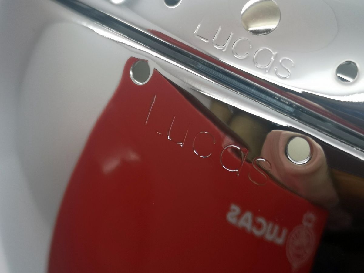 Genuine Lucas 7 Inch Chrome Headlamp Headlight Shell & Rim BSA NORTON ...