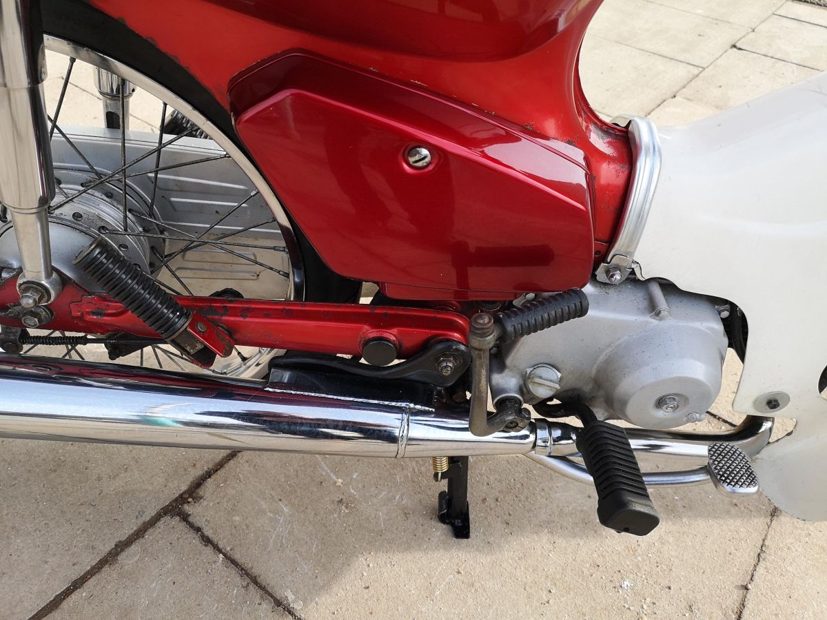 Honda Metal Leg Shield Cover Band For Honda C50 C70 C90 Cub OEM: 64370 ...