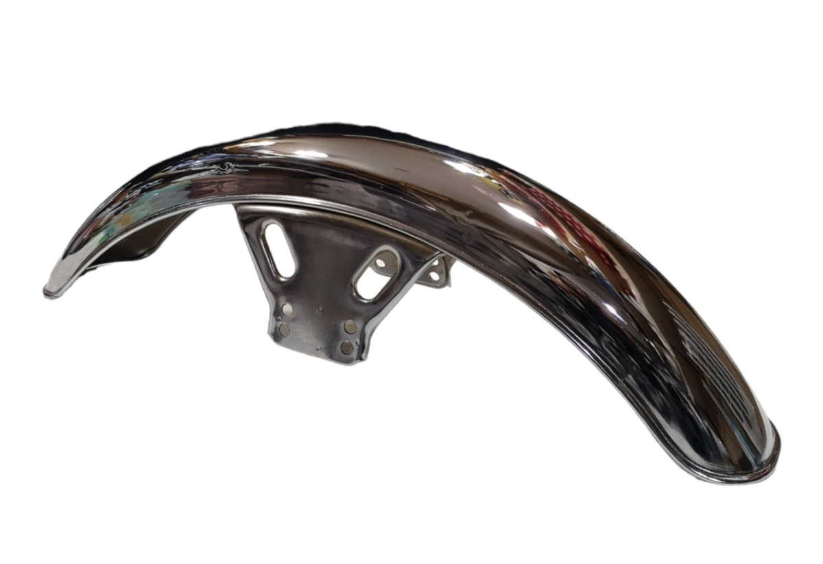 Yamaha RX100 RX115 RX125 RX135 RXS100 New Chrome Front Mudguard Fender ...