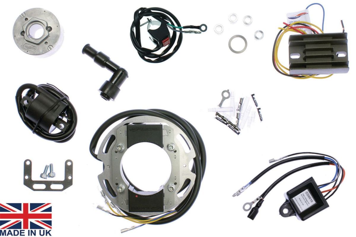 Electrex World Electronic Ignition & Lighting Kit Triumph For Tiger Cub ...