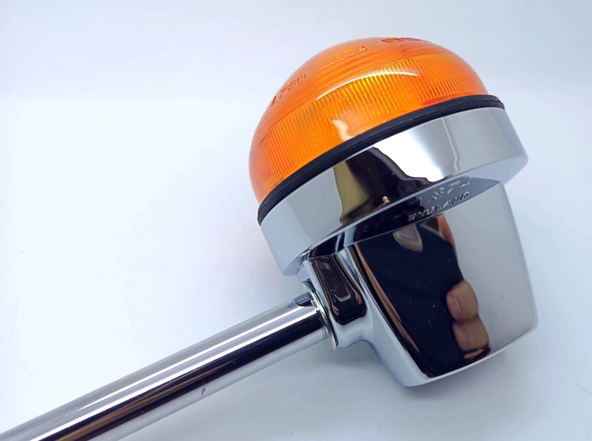 Genuine Lucas Pair Of Short Stem Chrome Indicators 3" Inch OEM ...