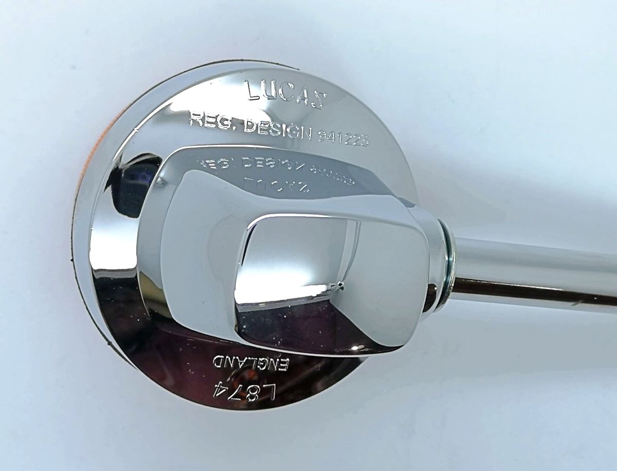 Genuine Lucas Pair Of Short Stem Chrome Indicators 3" Inch OEM ...